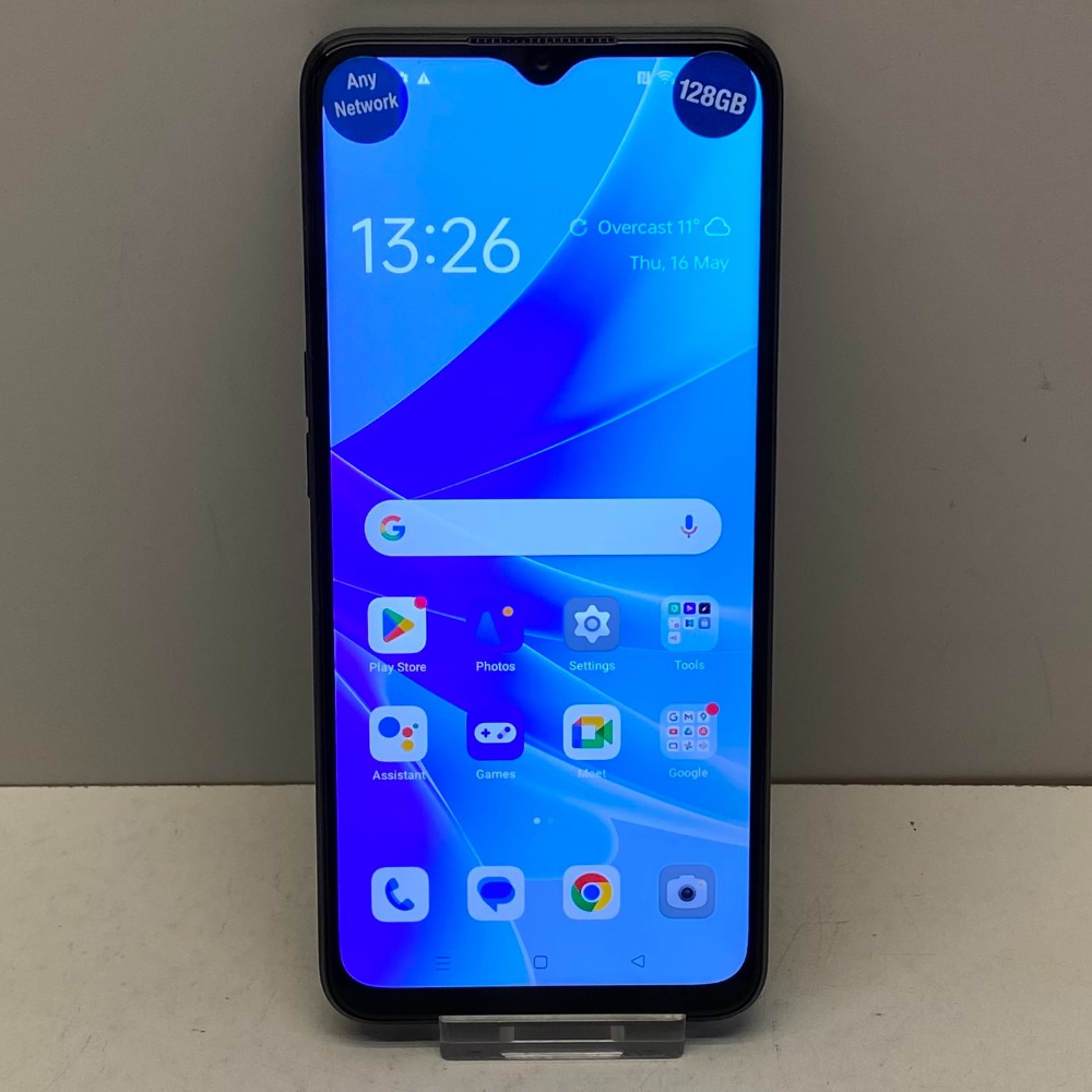 Pre-owned Oppo A57s Unlocked Model CPH2385 128GB in Black - Own4Less